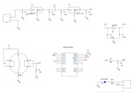 compiler msp430g2553 and a gas sensor mq 6 msp low power