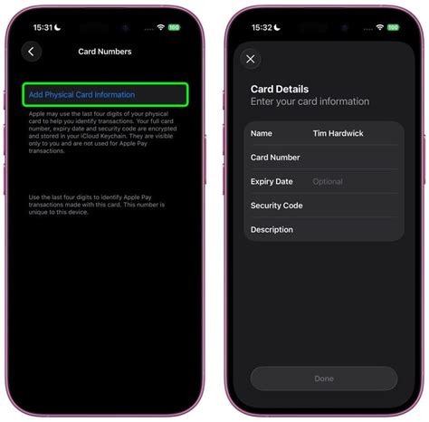 Ios 26 Save Physical Card Details In Wallet App Macrumors