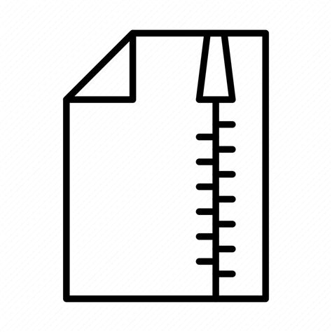 Archive Document Extension File Format Paper Zip Icon Download