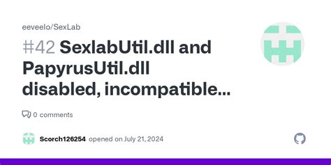 sexlabutil dll and papyrusutil dll disabled incompatible with current