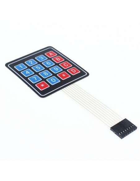4x4 Matrix Keypad Membrane Switch