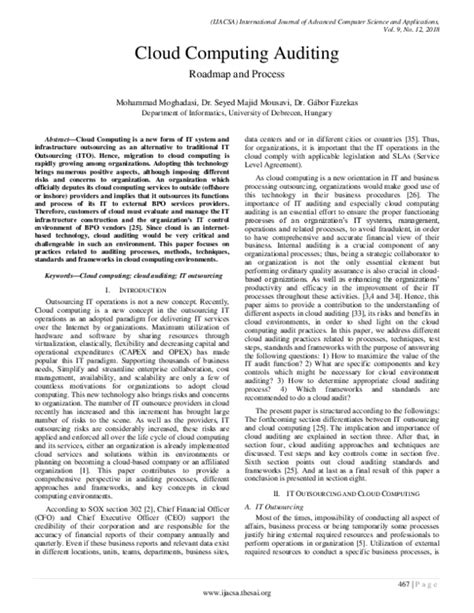 Pdf Cloud Computing Auditing