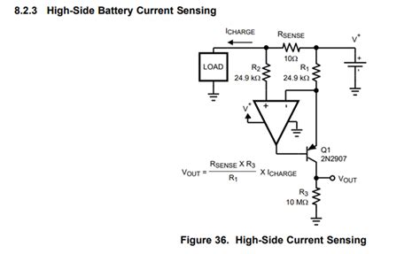 Tlv521 High Side Current Sensing Amplifiers Forum Amplifiers Ti E2e Support Forums