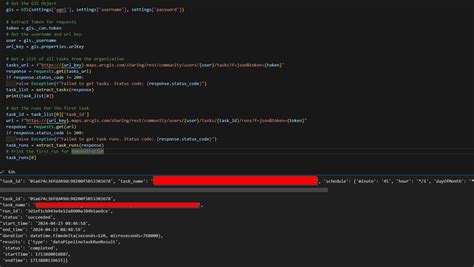 Accessing Agol Notebook Logs With Arcgis Api For P Esri Community