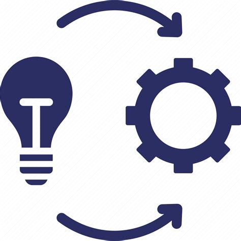 cogwheel develop gearwheel idea implementation icon download on