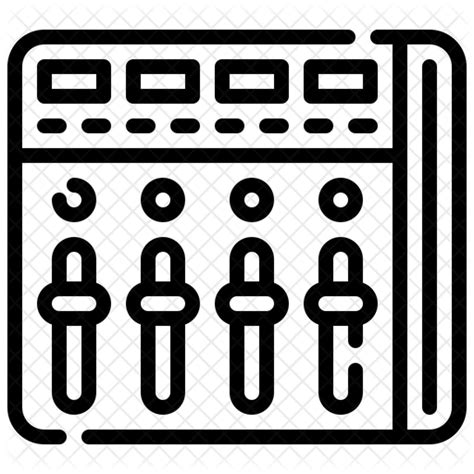 Fader Icon Download In Line Style