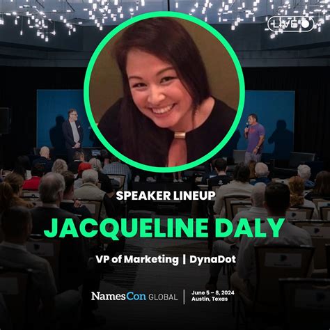 Looking Forward To Seeing Everyone At Namescon Next Week Jacqueline Daly