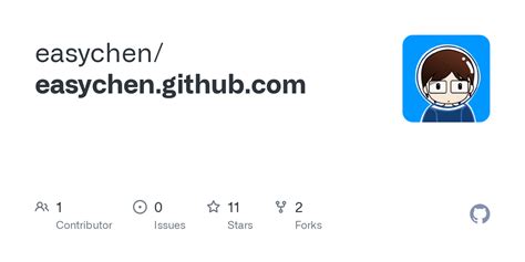 GitHub Easychen Easychen Github