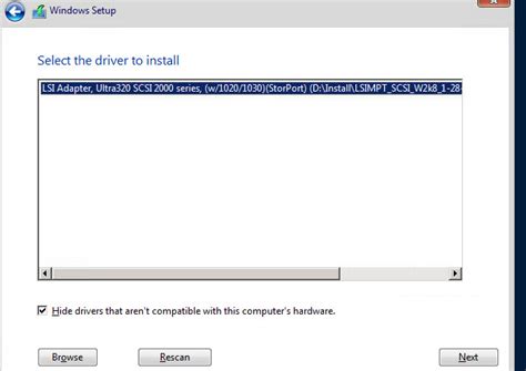LSI Adapter Ultra320 SCSI 2000 Series Driver Needed For Windows Server 2012 R2 Upgrade WinCert