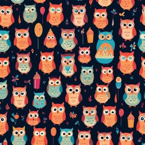 20 000 owl pattern background pictures