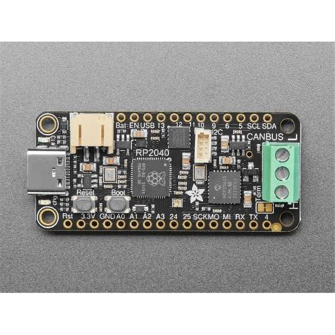 Buy Adafruit 5724 Rp2040 Can Bus Feather With Mcp2515 Can Controller Stemma Qt In India Fab