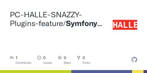 Github Pc Halle Snazzy Plugins Featuresymfony Snazzy Plugins Feature