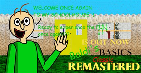 Baldis Basics Classic Remastered Is Out Now By Santi0095 On Deviantart
