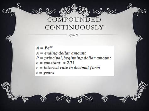 Bell Ringer What Is The Compound Interest Formula Ppt Download