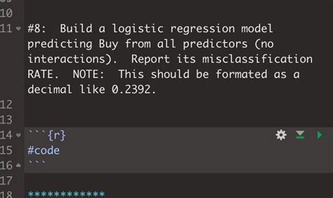 Build A Logistic Regression Model Chegg