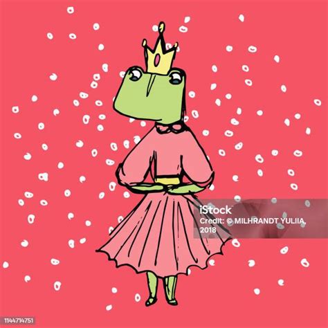 개구리 공주 만화 스타일입니다 개구리에 대한 스톡 벡터 아트 및 기타 이미지 개구리 0명 개구리 왕자 Istock