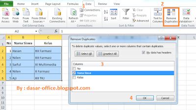 Cara Menghapus Data Duplikat Di Excel Dengan Mudah Belajar Bersama
