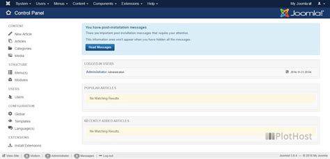 Joomla Hosting 99 9 Real Uptime Free Ssl Plothost