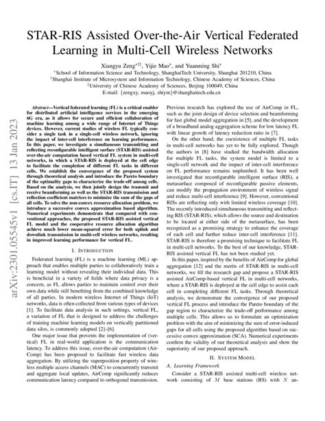 Star Ris Assisted Over The Air Vertical Federated Learning In Multi