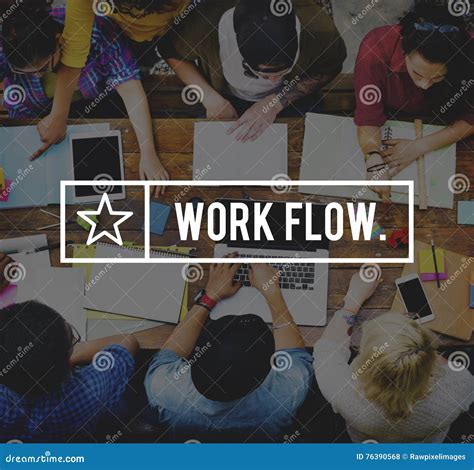 Workflow Efficiency Effective Business Planning Concept Stock Photo Image Of Administrative