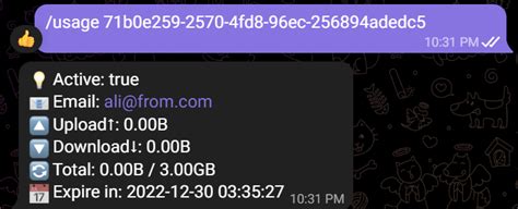 Tg Bot Not Update Client Data In Usage Command · Issue 4 · X Ui