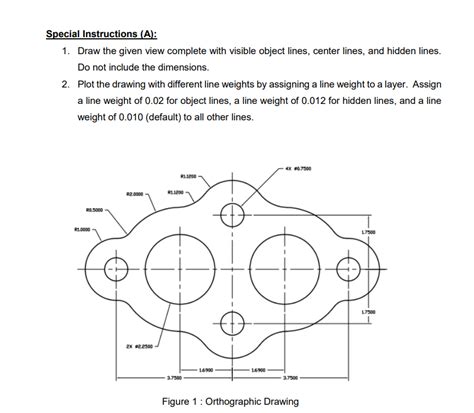 Solved Part A Basic Drawing Open AutoCad Chegg