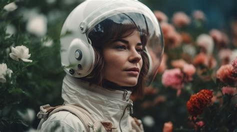 Premium Ai Image Astronaut In Space Generative Ai