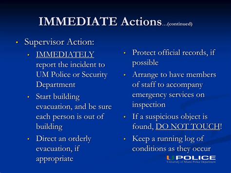 Ppt Bomb Threat Training At University Of Miami Powerpoint