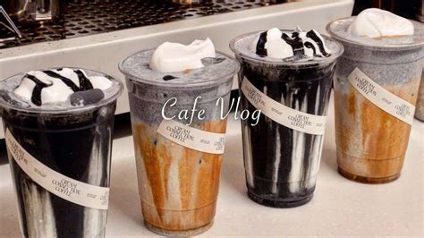 Cafe Vlog 잔잔하고 마음이 편안해지는 카페 브이로그 음료 제조 영상 Asmr 테이크아웃 모음집 귀르가즘