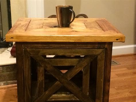 Rustic X End Tables Ana White