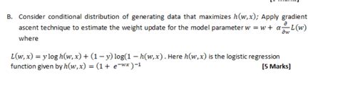 A B Consider Conditional Distribution Of Generating