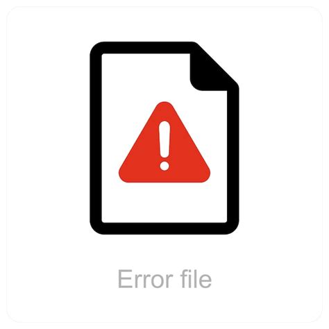 Premium Vector Error File And Report Icon Concept