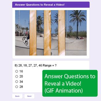 Mean Median Mode Range Google Forms Math Game Distance Learning
