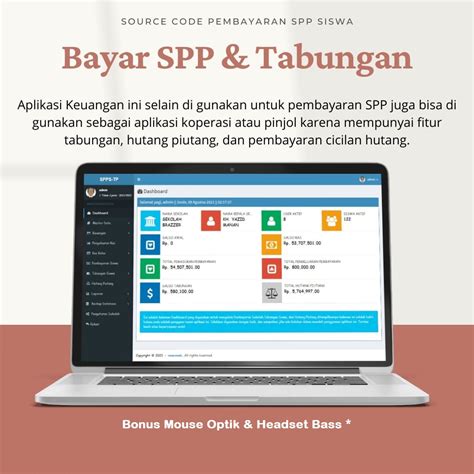 Source Code Aplikasi Pembayaran SPP Tabungan Pro Lazada Indonesia