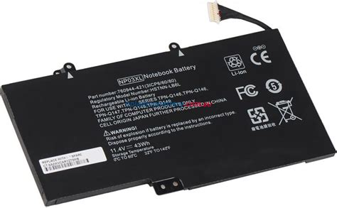 Battery For HP Pavilion X A NX Laptop Wh Replacement HP Pavilion X A NX