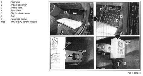 Where On A 06 Cl600 Is The Tpms Module Located Mercedes Benz Forum