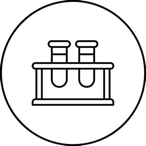 Premium Vector Test Tube Rack Icon