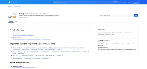 Запуск Mysql в Docker
