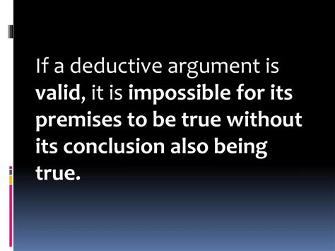 PPT Deductive Arguments PowerPoint Presentation Free Download ID