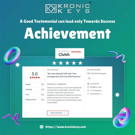 clientfeedback thankyou teamwork clutchreviews customerexperience… kronic keys llp