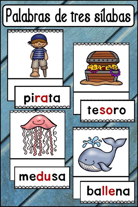 Formando Palabras De Tres Sílabas Language Teaching Kindergarten Writing How To Speak Spanish