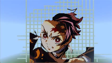 마인크래프트 도트 탄지로 17 Anime Art