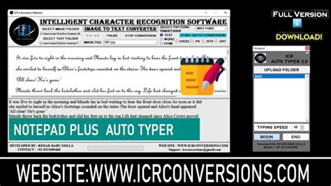 how notepad plus auto typer is a software program by icr icr