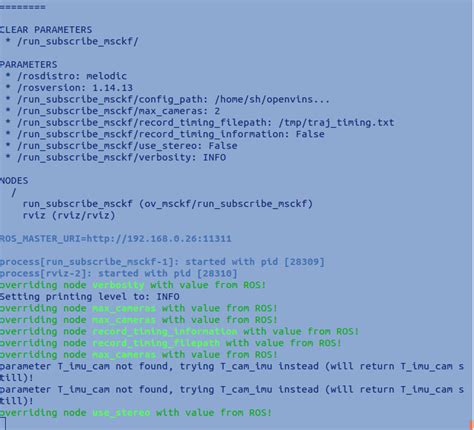 Running OpenVINS Without Datasets Rosbag Issue 239 Rpng Open Vins GitHub