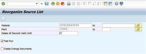 Me07 Tcode In Sap Reorganize Source List