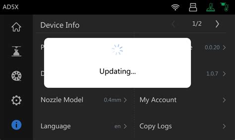 Firmware Upgrade Flashforge Wiki