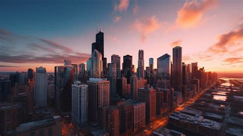 Celebrating The Eclectic Blend Of Architecture In The Skyline Stock Illustration Illustration