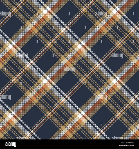 Blue Check Pixel Fabric Texture Seamless Pattern Vector Illustration Stock Vector Image Art