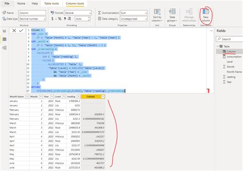 solved [dax] different between row based on column value microsoft