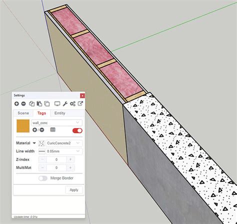 How To Add Hatch Pattern To A Section Fill Instead Of Colour Sketchup